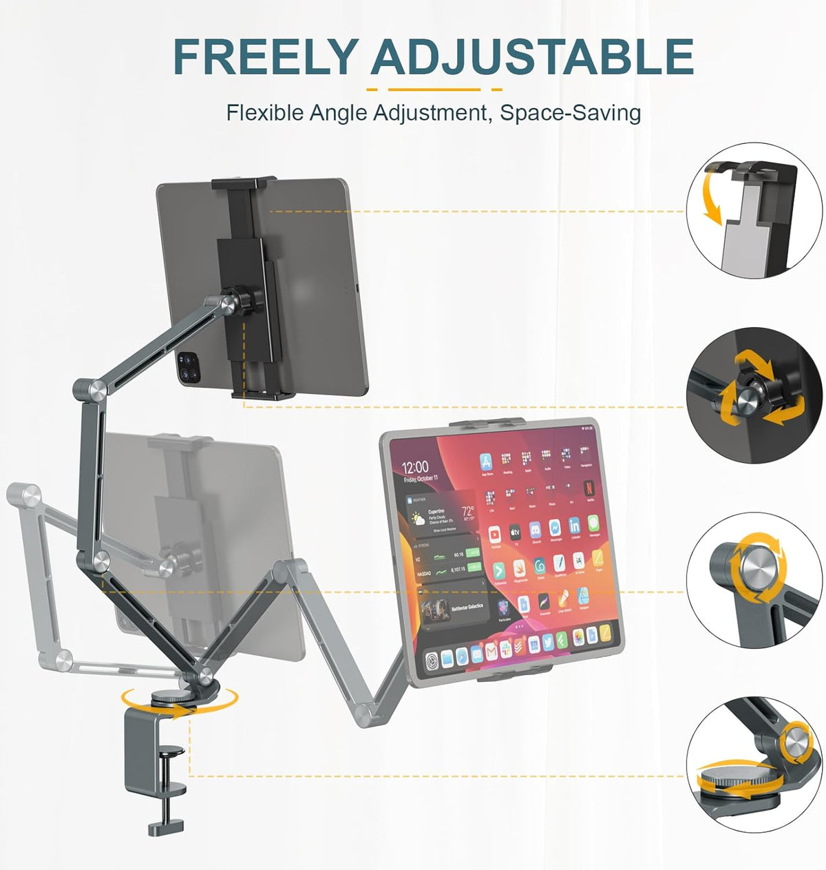 iPad Lazy Tablet Phone Holder – Lap Techy